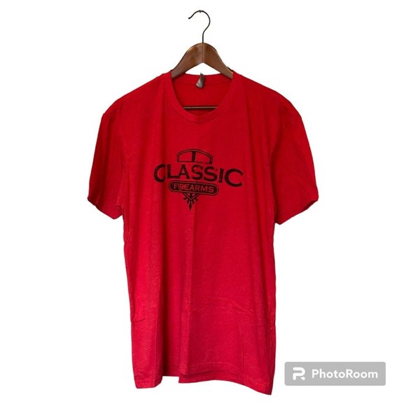 Next Level Apparel | Shirts | Classic Firearms Red Ss Tshirt Mens Size ...